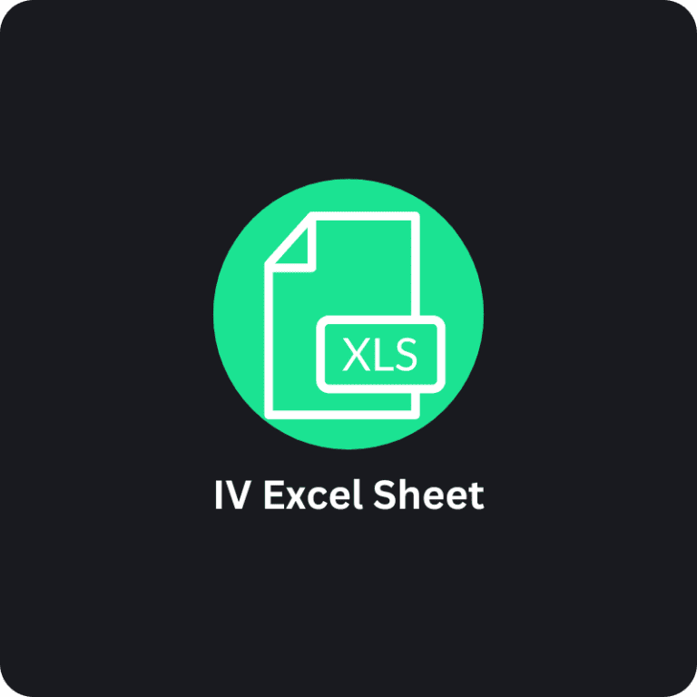 IV Excel Sheet - www.surjeetkakkar.com